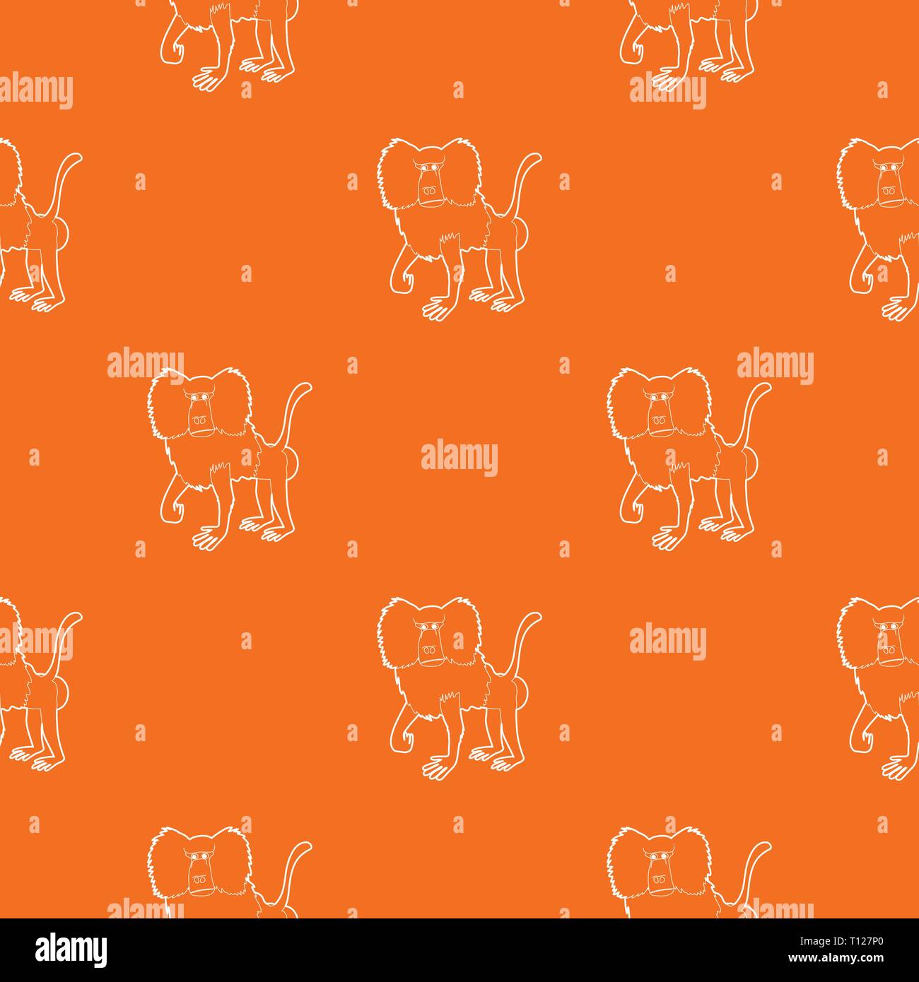 Funny baboon portrait Stock Vector Images - Alamy
