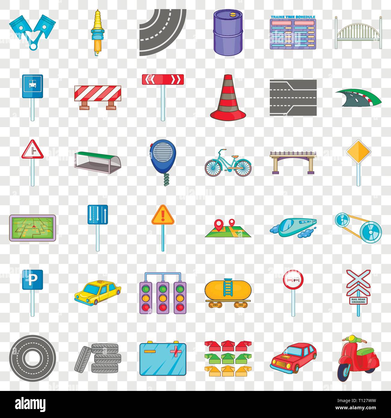 On street pedestrian map Stock Vector Images - Alamy