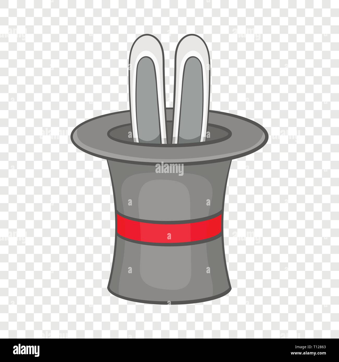 Rabbit from a hat Stock Vector Images - Alamy