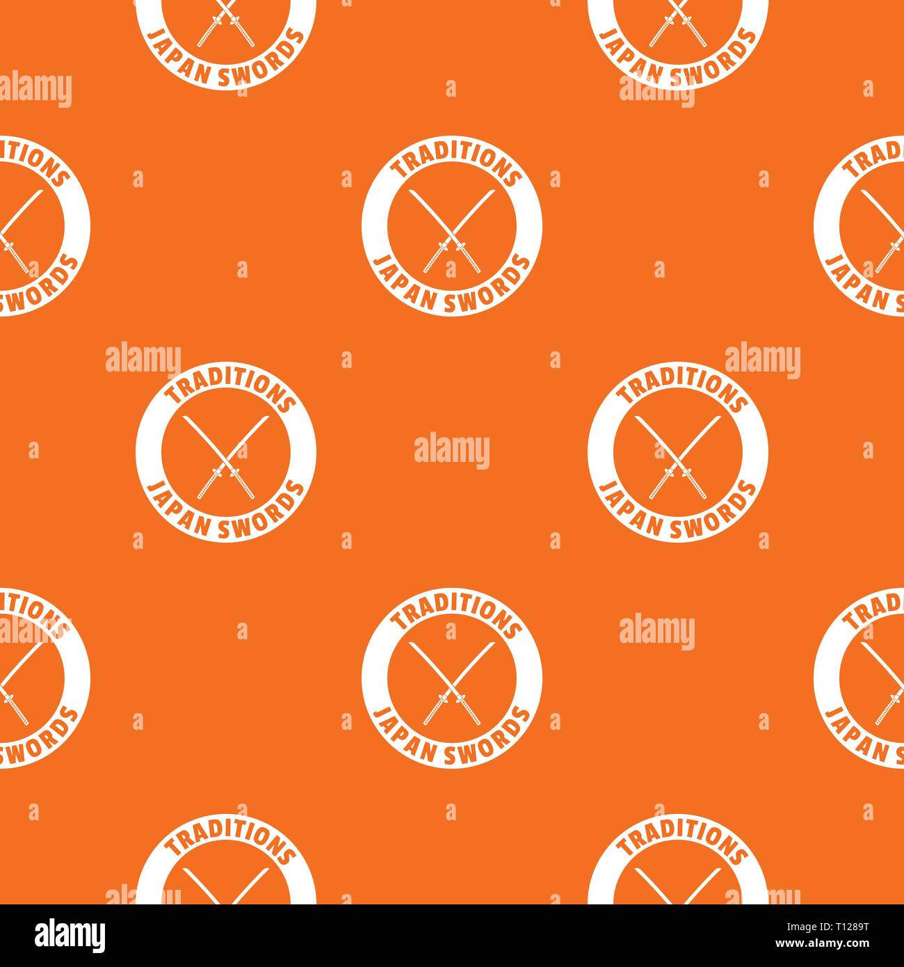 Katana pattern vector orange Stock Vector Image & Art - Alamy