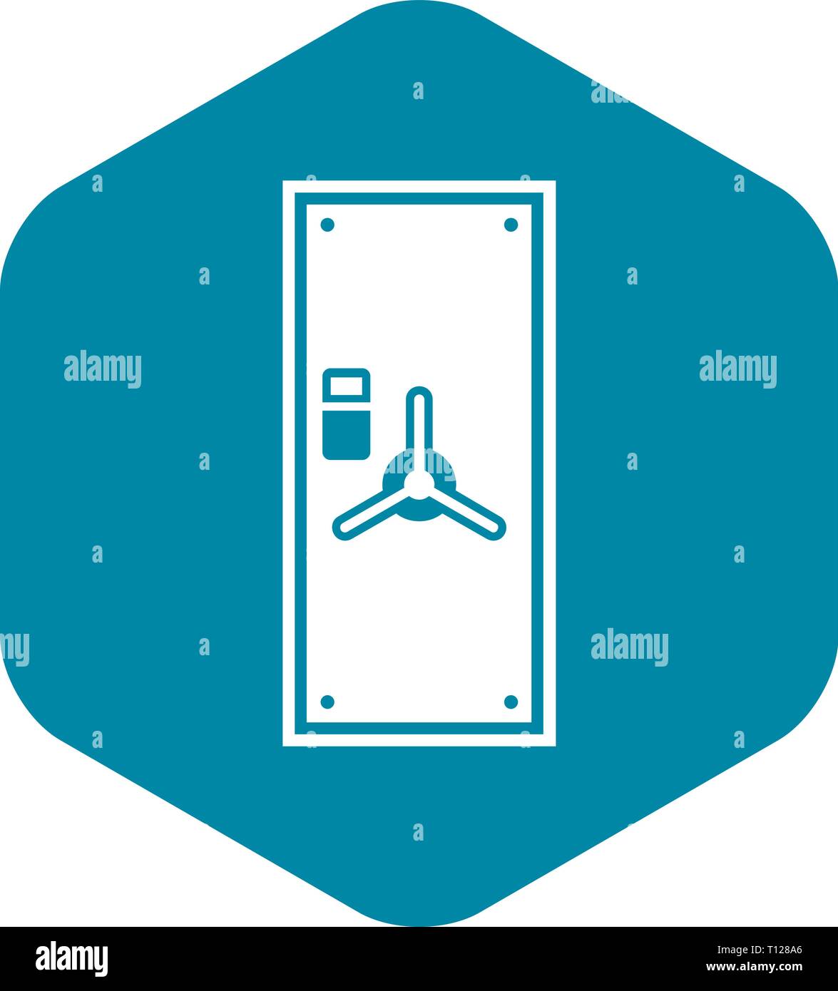 Safe door icon, simple style Stock Vector Image & Art - Alamy