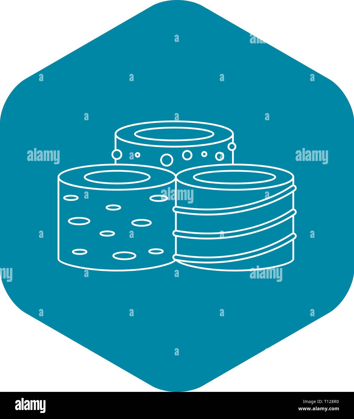 Turkish delights icon, outline style Stock Vector Image & Art - Alamy