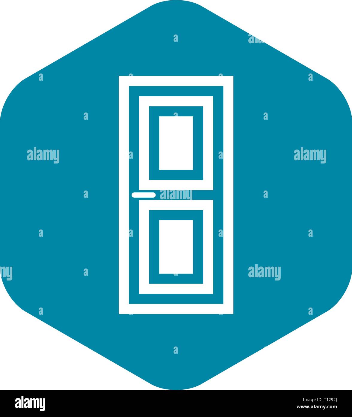 Door icon, simple style Stock Vector Image & Art - Alamy