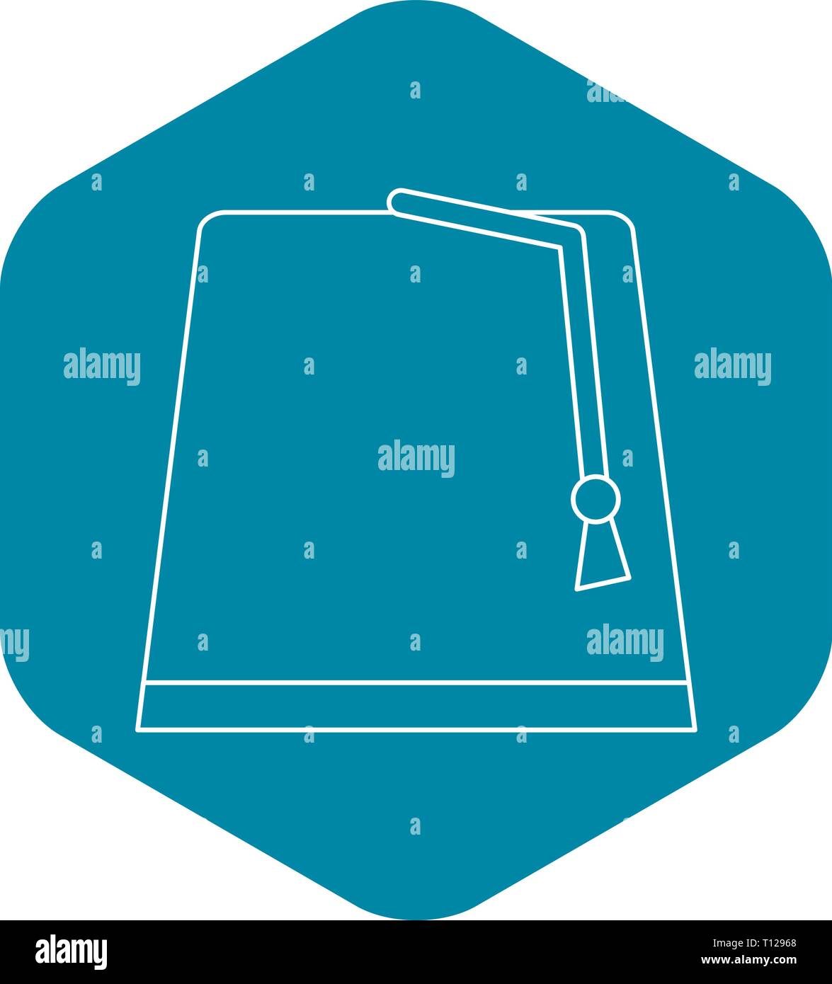 Turkish hat, fez icon, outline style Stock Vector Image & Art - Alamy