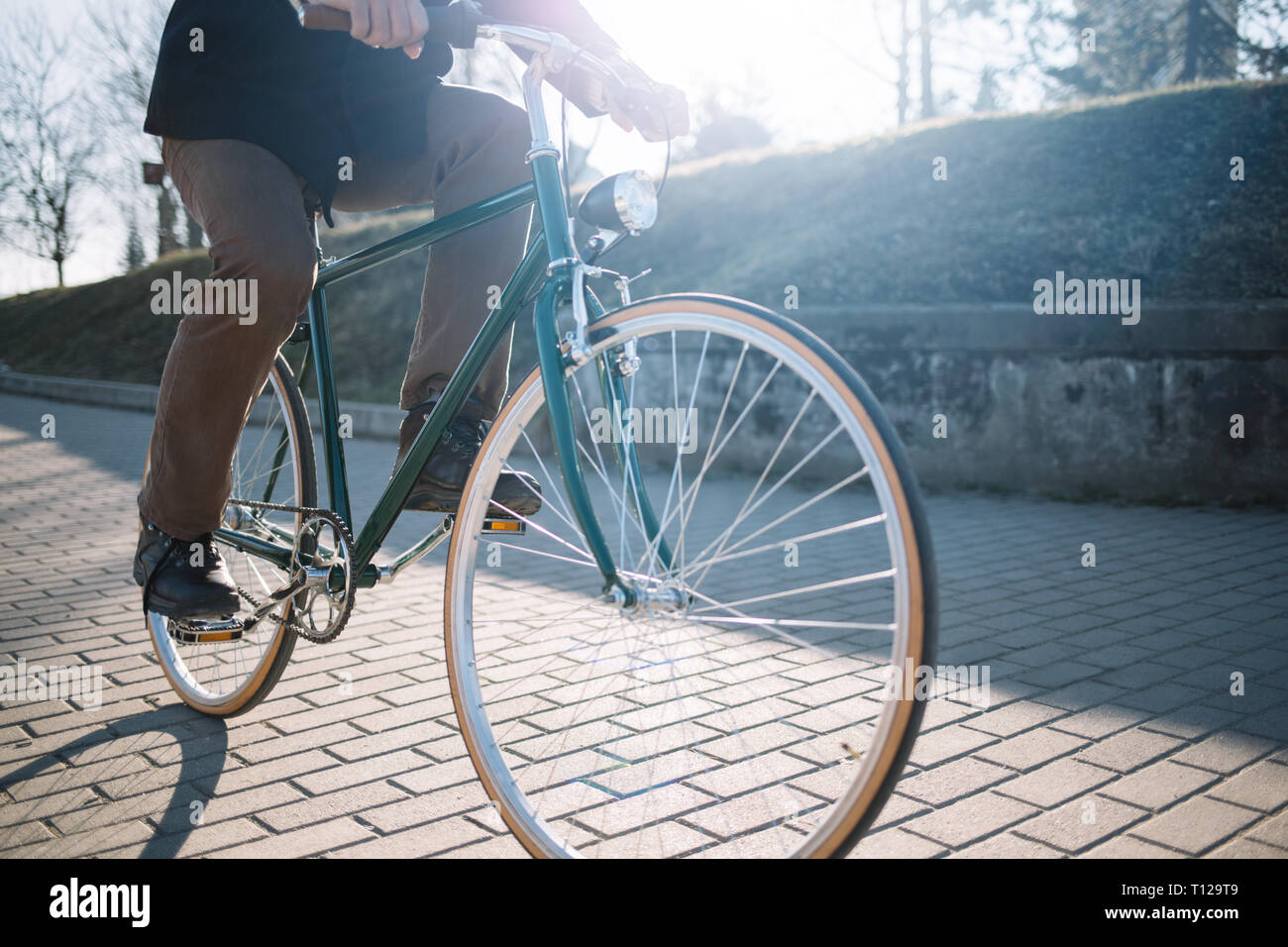 Cycling for light hi-res stock photography and images - Alamy