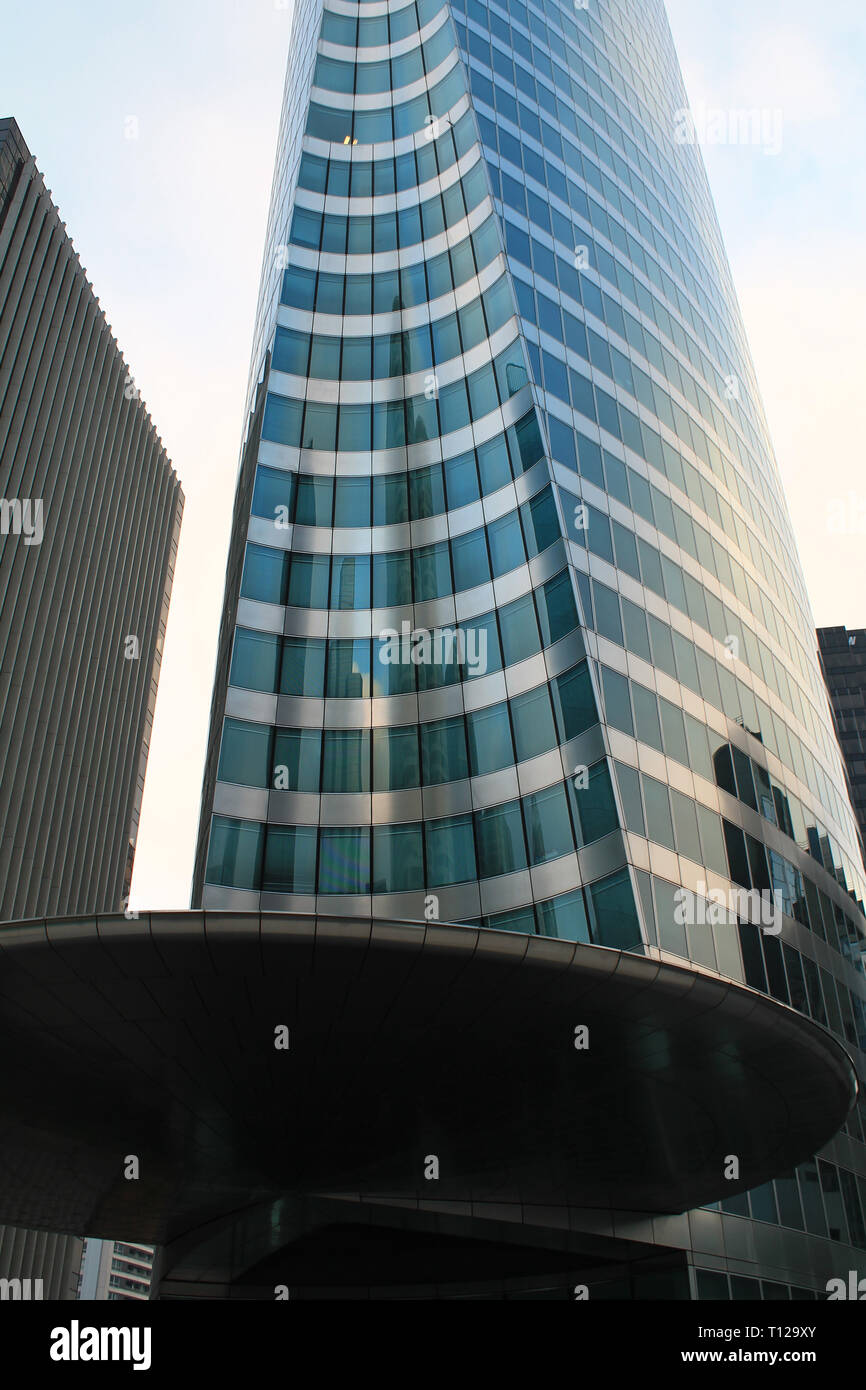 Skyscraper in La Defense, Paris Stock Photo - Alamy