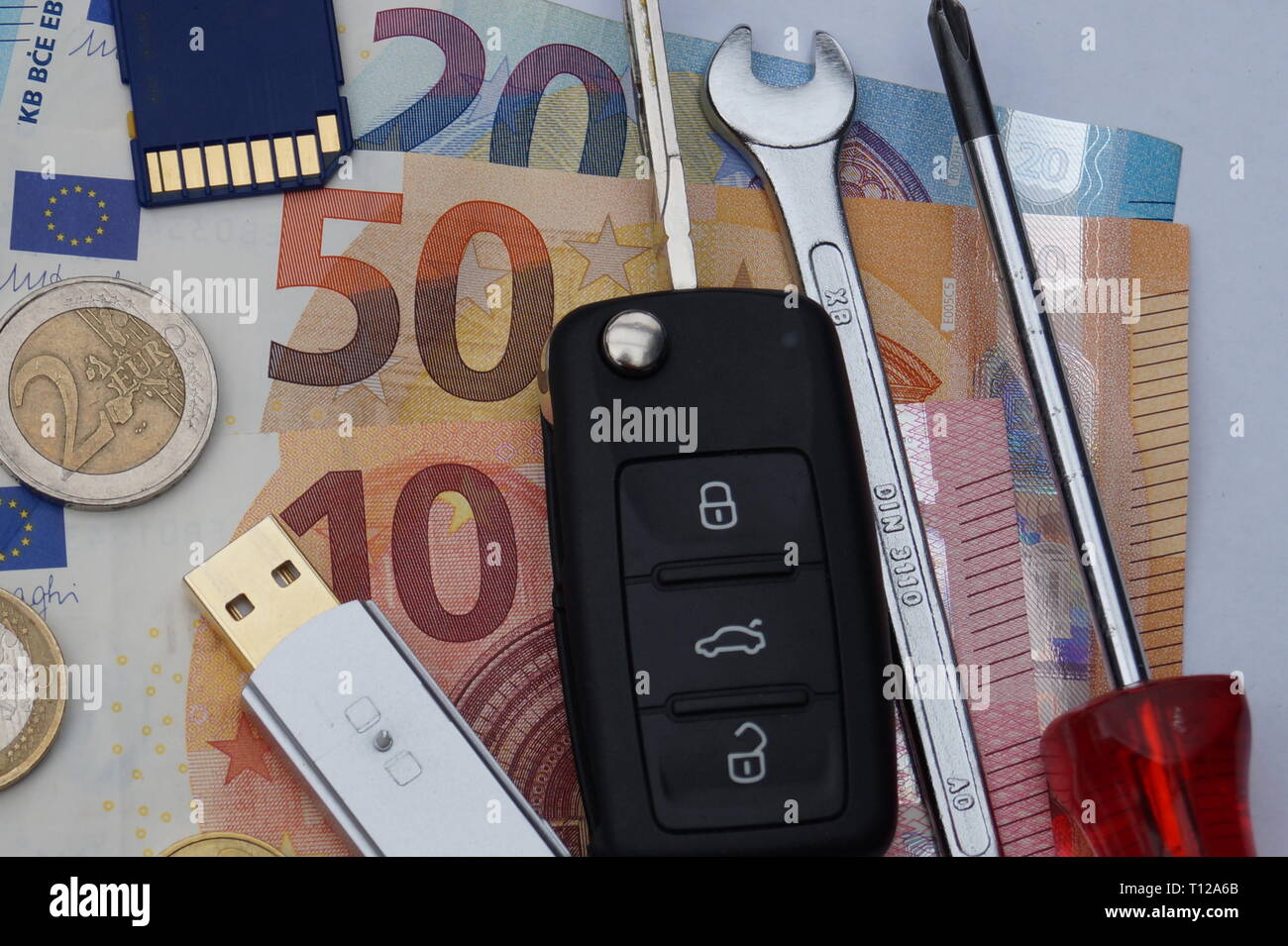 Dieselgate - stop air Pollution by Software update Stock Photo - Alamy