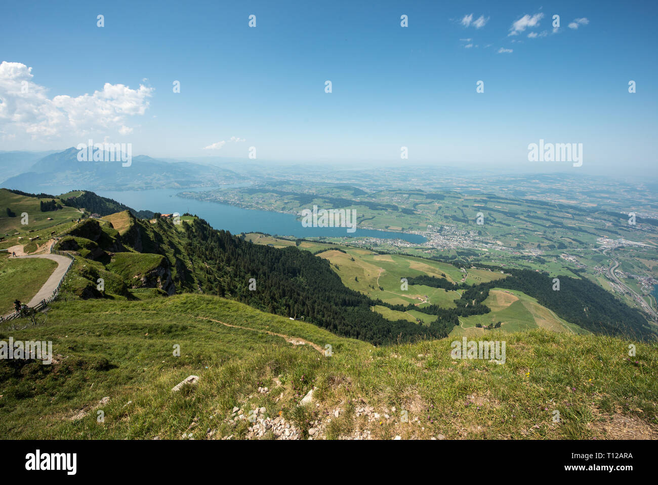 Mount Rigi in Switzerland, the Queen of the Mountains Stock Photo - Alamy