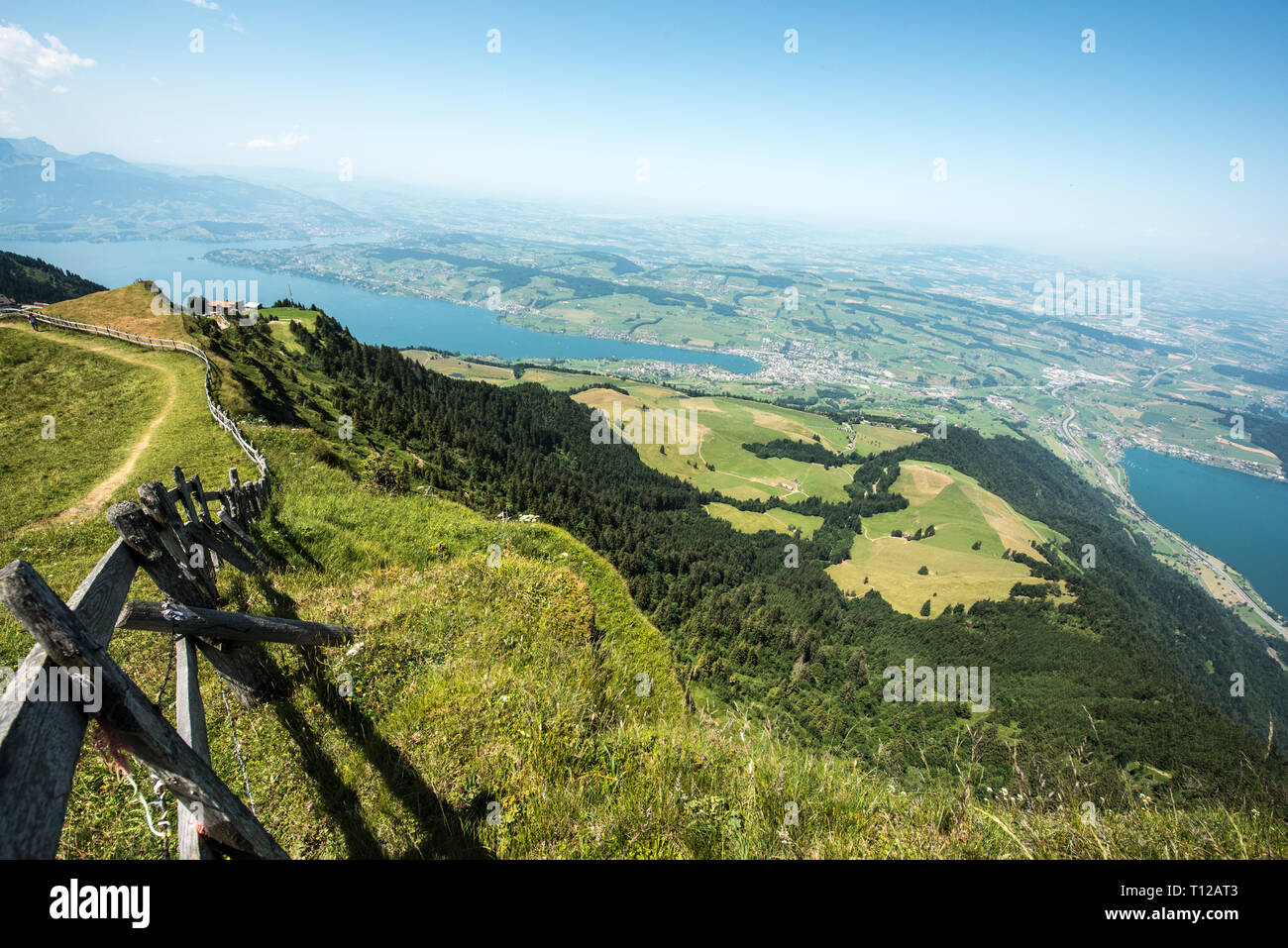 Mount Rigi in Switzerland, the Queen of the Mountains Stock Photo - Alamy
