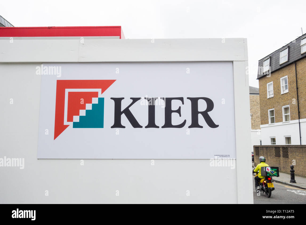 Kier Group signage on a building site in London, UK Stock Photo - Alamy