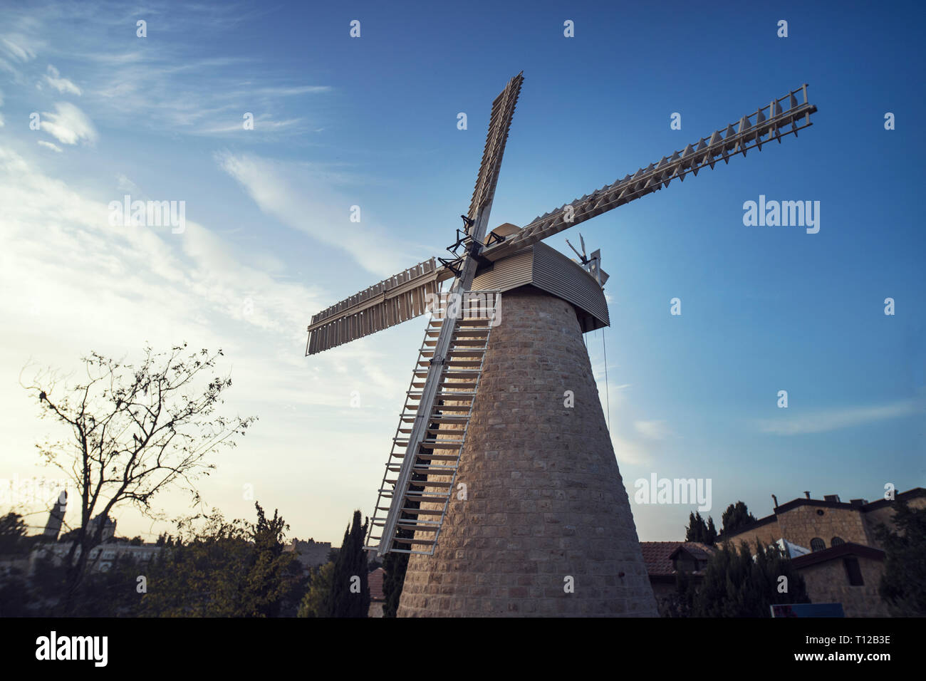 The Montefiore Windmill is a landmark windmill in Jerusalem, Israel ...
