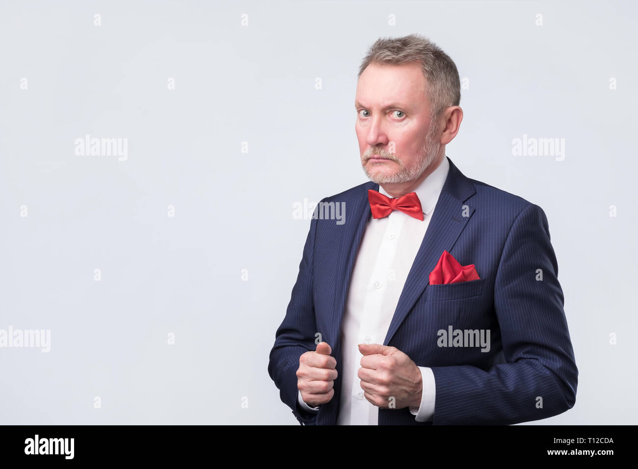 Suit tie senior hi-res stock photography and images - Alamy