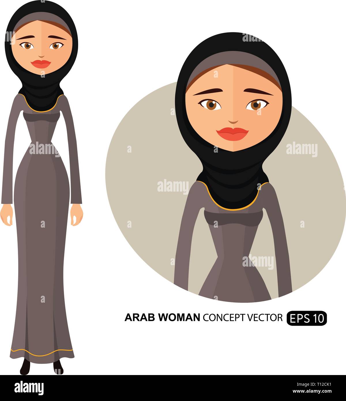 Oman people women Stock Vector Images - Alamy