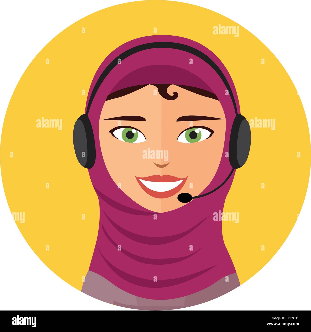 Dubai operator Stock Vector Images - Alamy