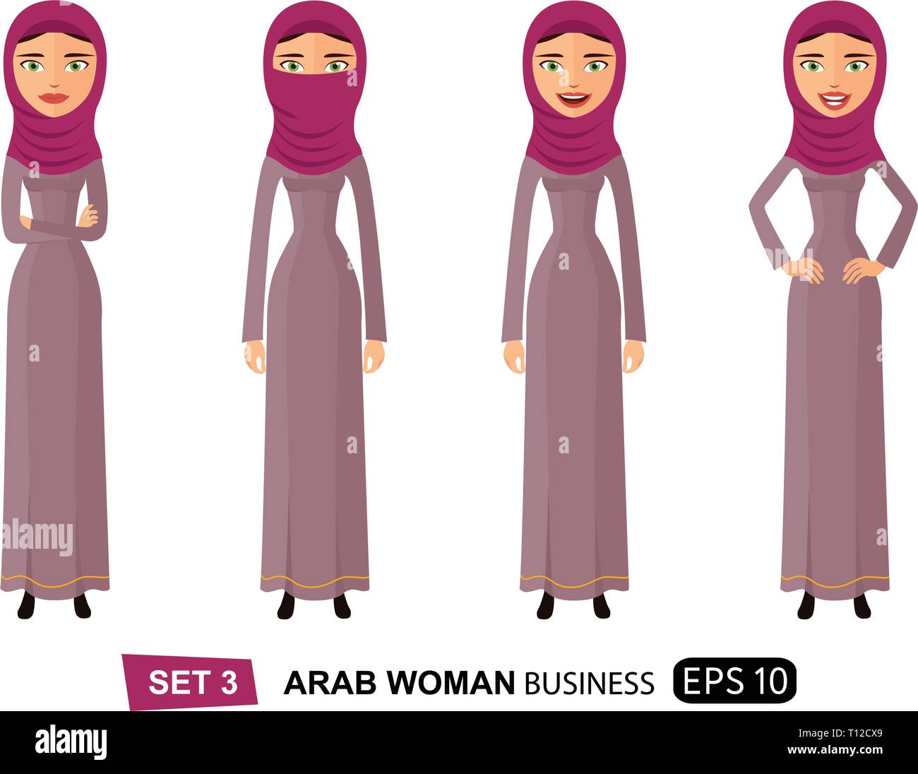 Oman people women Stock Vector Images - Alamy