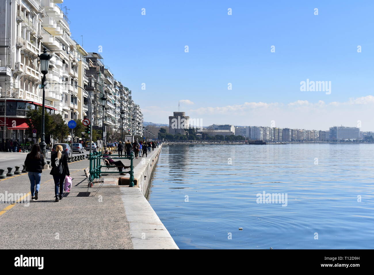 Thessaloniki waterfront, Thessaloniki, Greece Stock Photo - Alamy