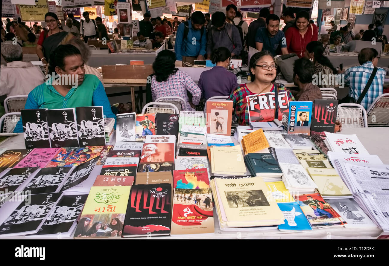 The Calcutta Book Fair,,Little,books,magazines,stalls ,main,attraction ...
