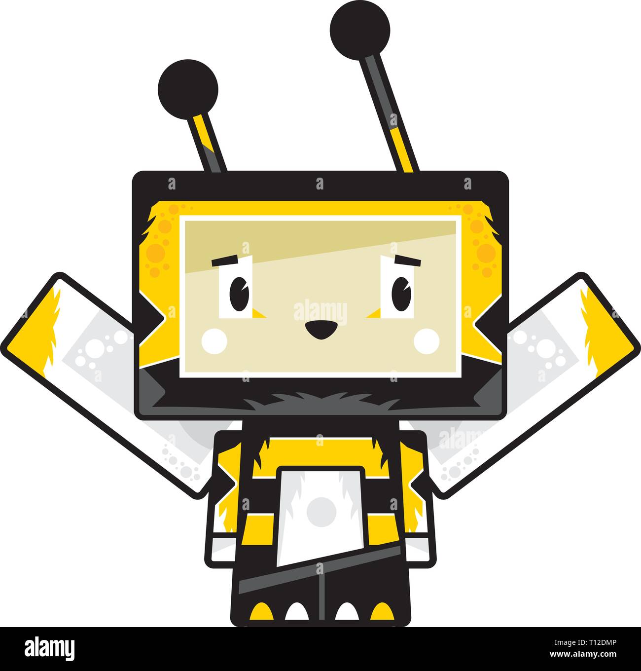 Bee block Stock Vector Images - Alamy