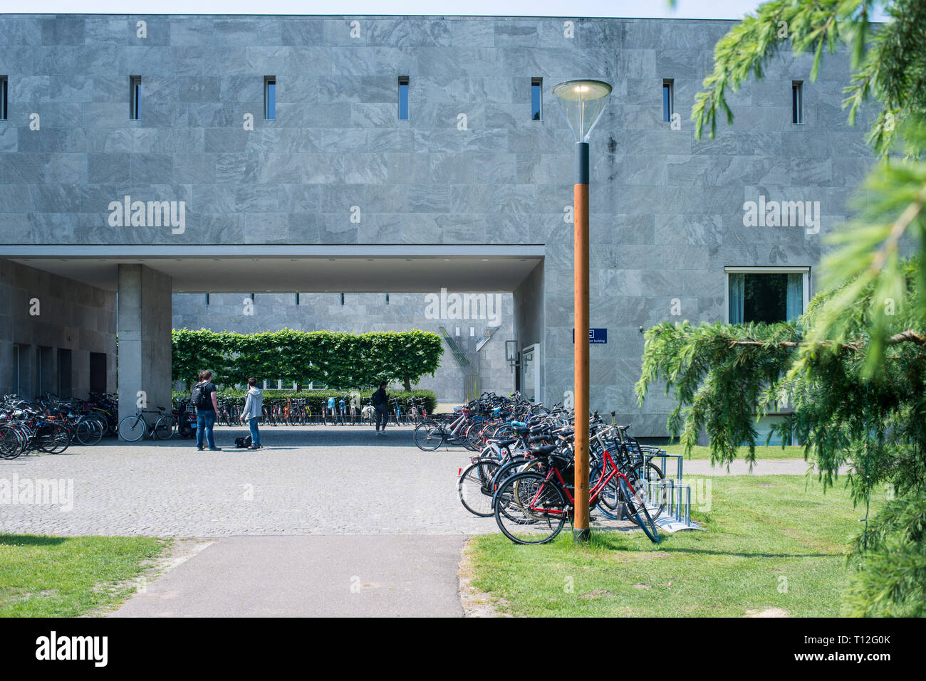 Images around the grounds of Tilburg University in Holland, showing ...