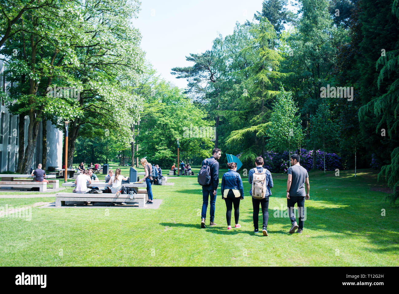 Outdoor classroom university hi-res stock photography and images - Alamy