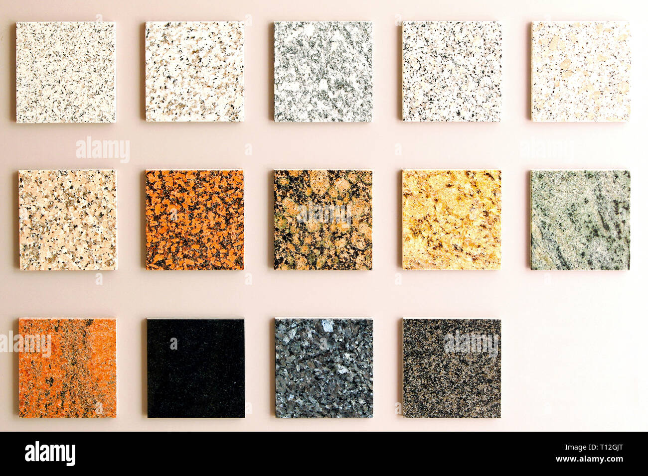 Marble samples that will help making decision while decorating Stock ...