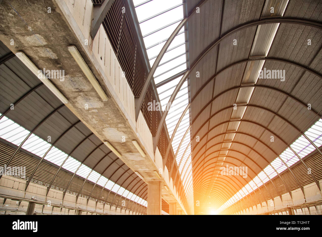Seville main train station, Santa Justa, a busy intercity connection ...