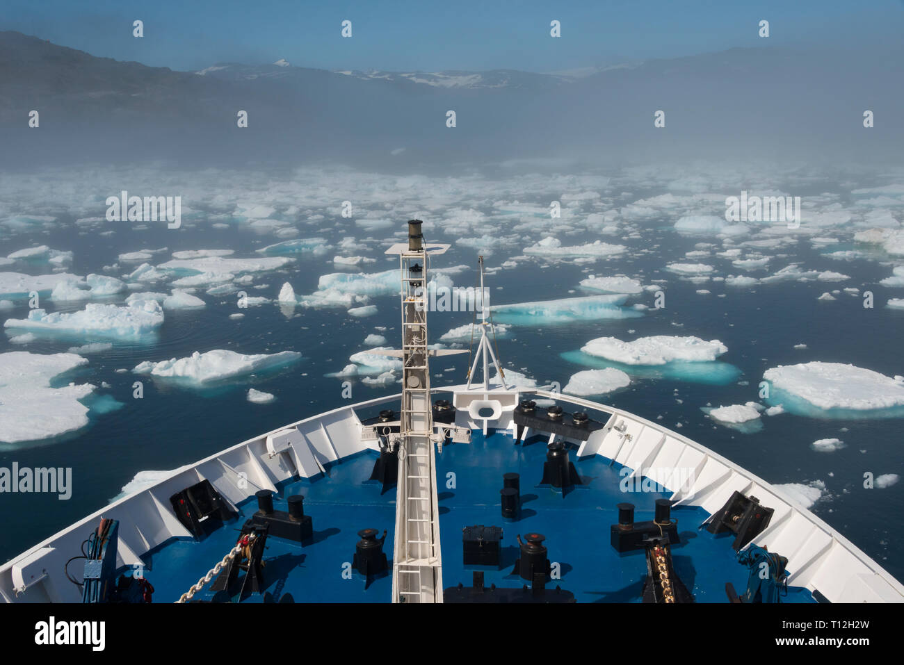 Melting ice floating in sea hi-res stock photography and images - Alamy