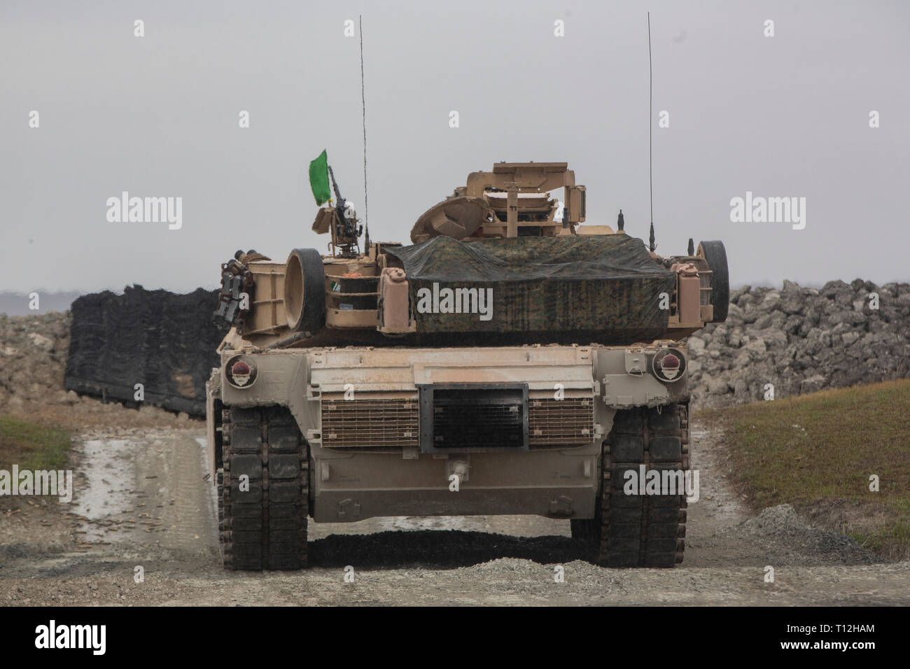 U.S. Marines with 2nd Tank Battalion, 2nd Marine Division conduct ...