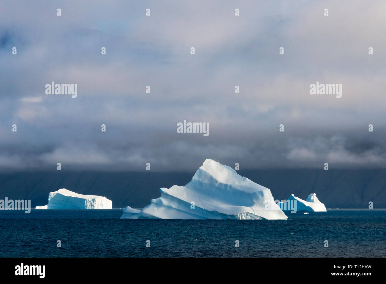 Floating iceberg in the ocean, Greenland Stock Photo - Alamy
