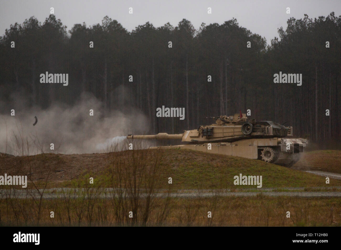 U.S. Marines with 2nd Tank Battalion, 2nd Marine Division conduct ...