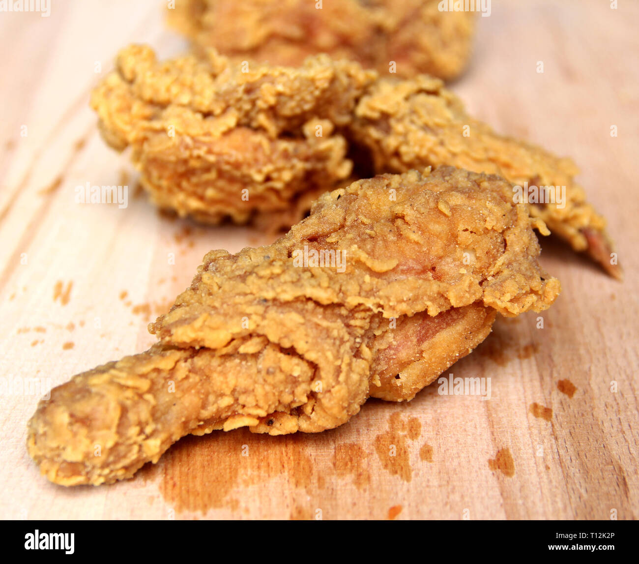 Crispy Fried Chicken Stock Photo - Alamy