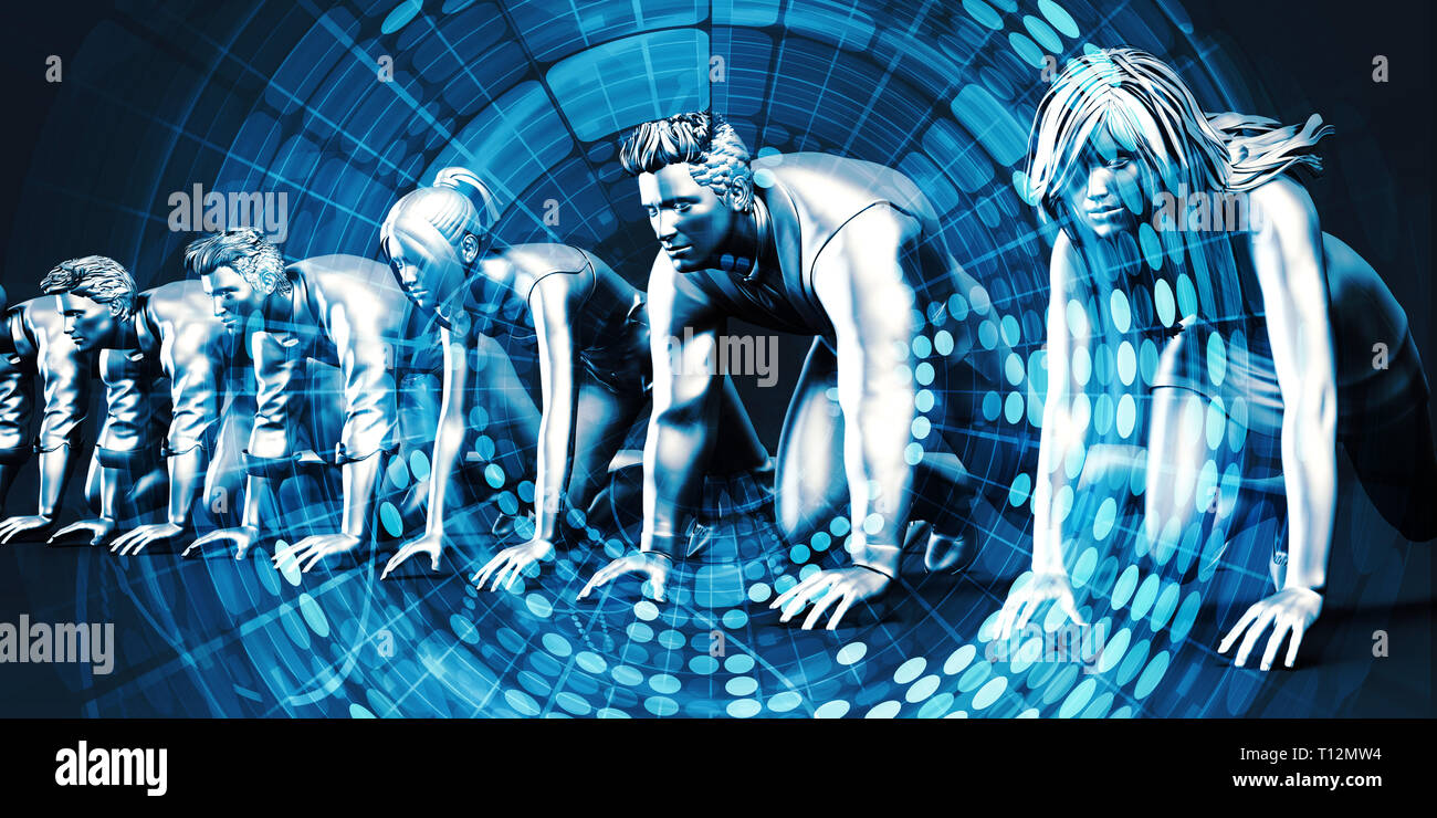 Business Competition and Thriving in a Competitive Environment Stock ...