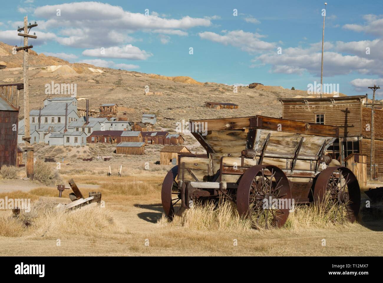 western ghost town Stock Photo - Alamy
