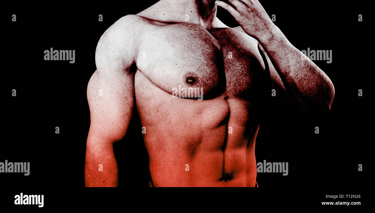 Physical Wellness and Building Muscles as a Health Concept Stock Photo ...