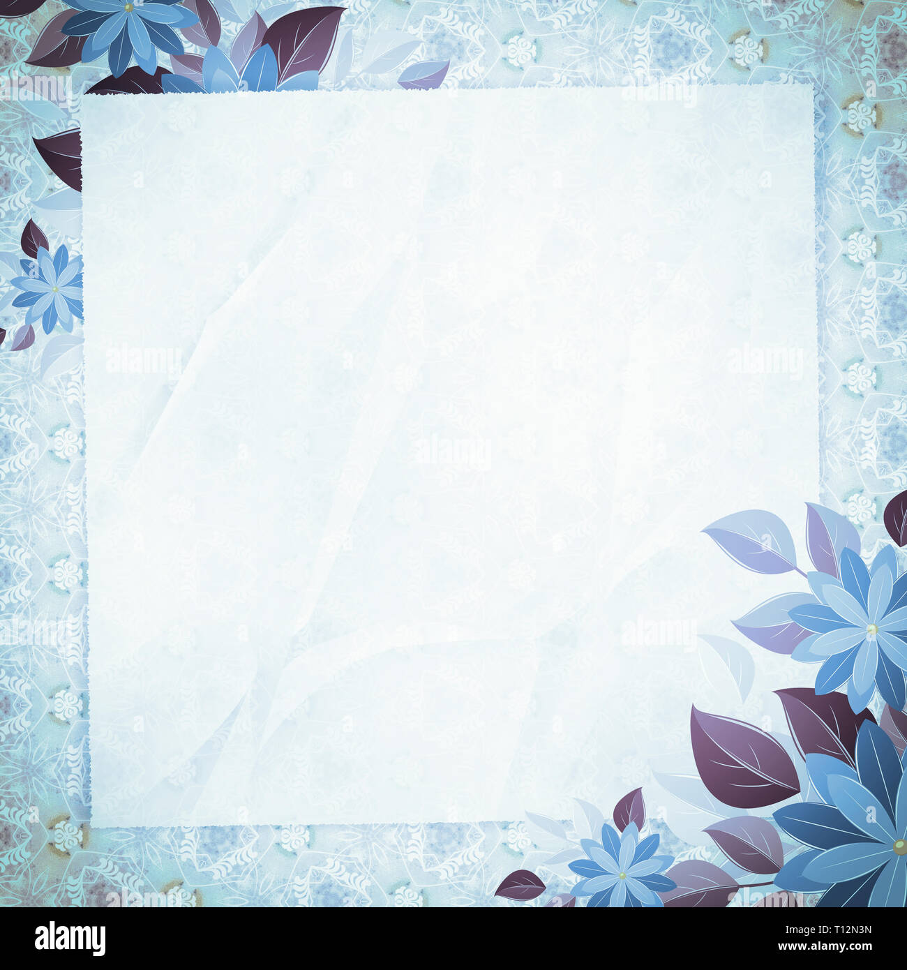 Vintage Blue Paper Background