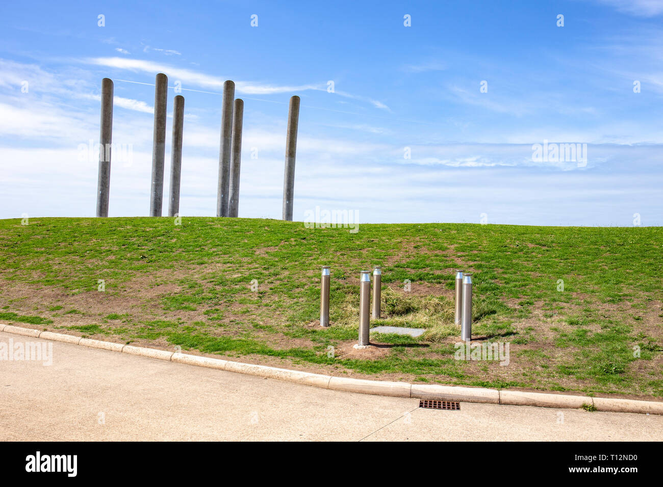 Pumping station vents on Manchester Square South Shore in Blackpool ...