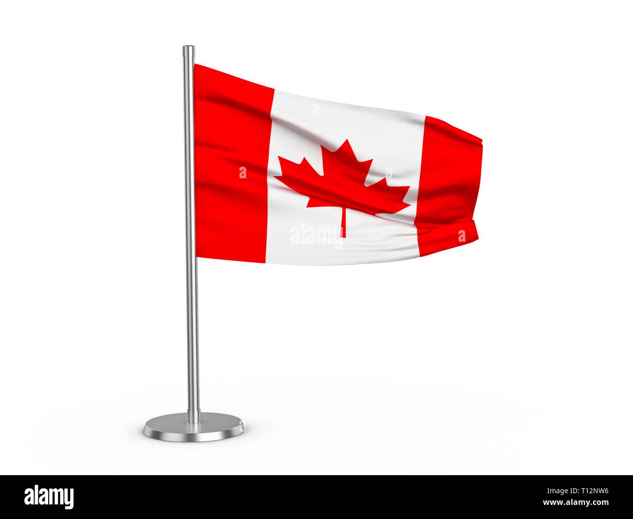 Canada on a map Cut Out Stock Images & Pictures - Alamy