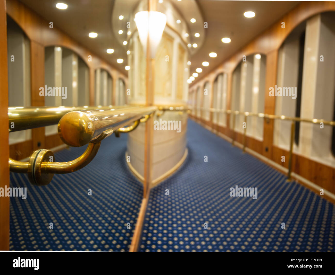 Passenger cruise ship interior corridor hi-res stock photography and ...