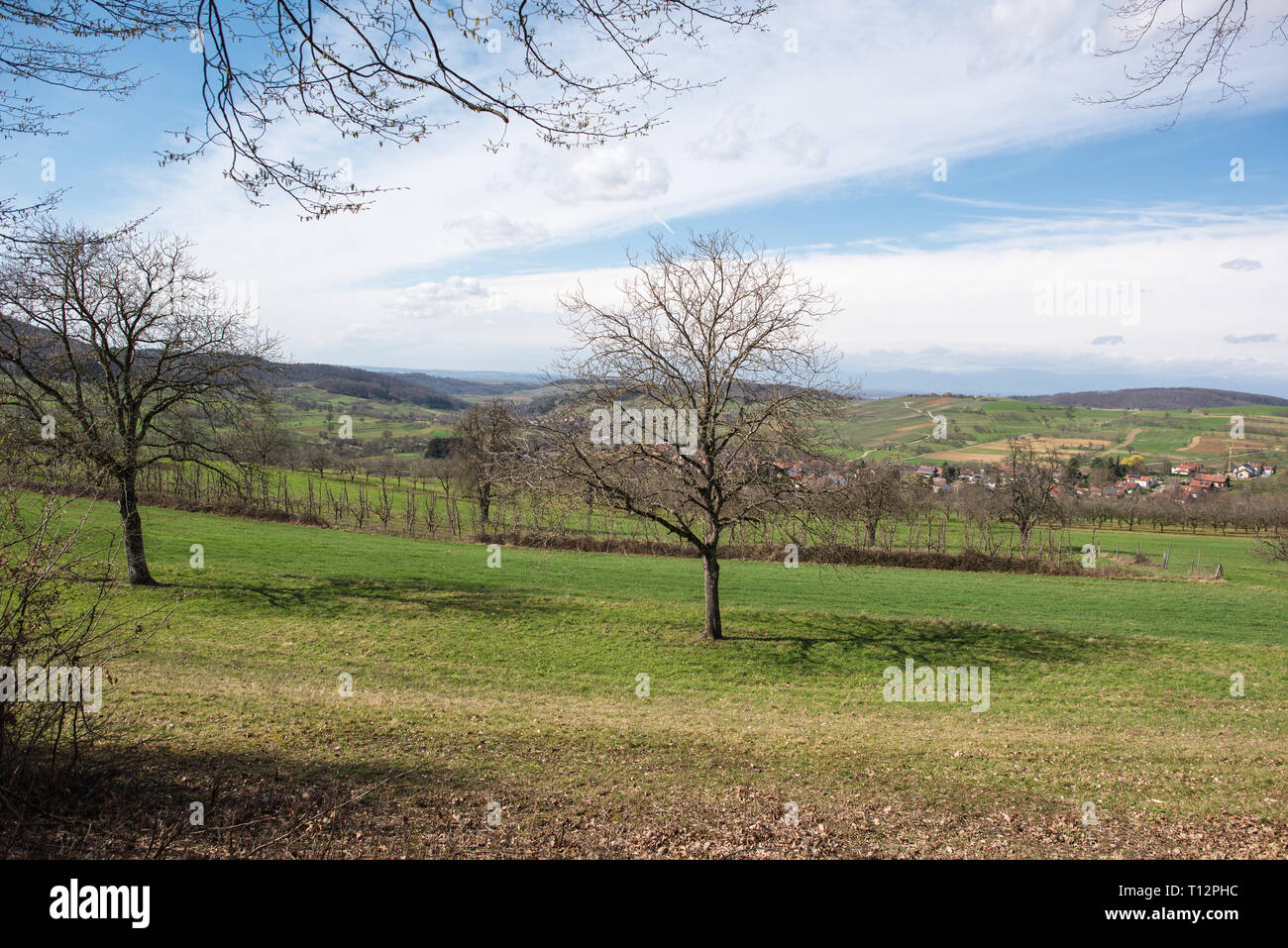 nature landscape in southern germany Stock Photo - Alamy