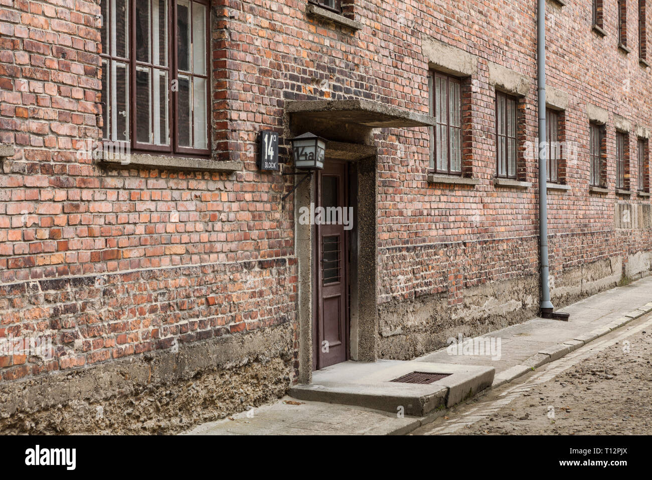 Buildings at Auschwitz Concentration Camp Stock Photo - Alamy