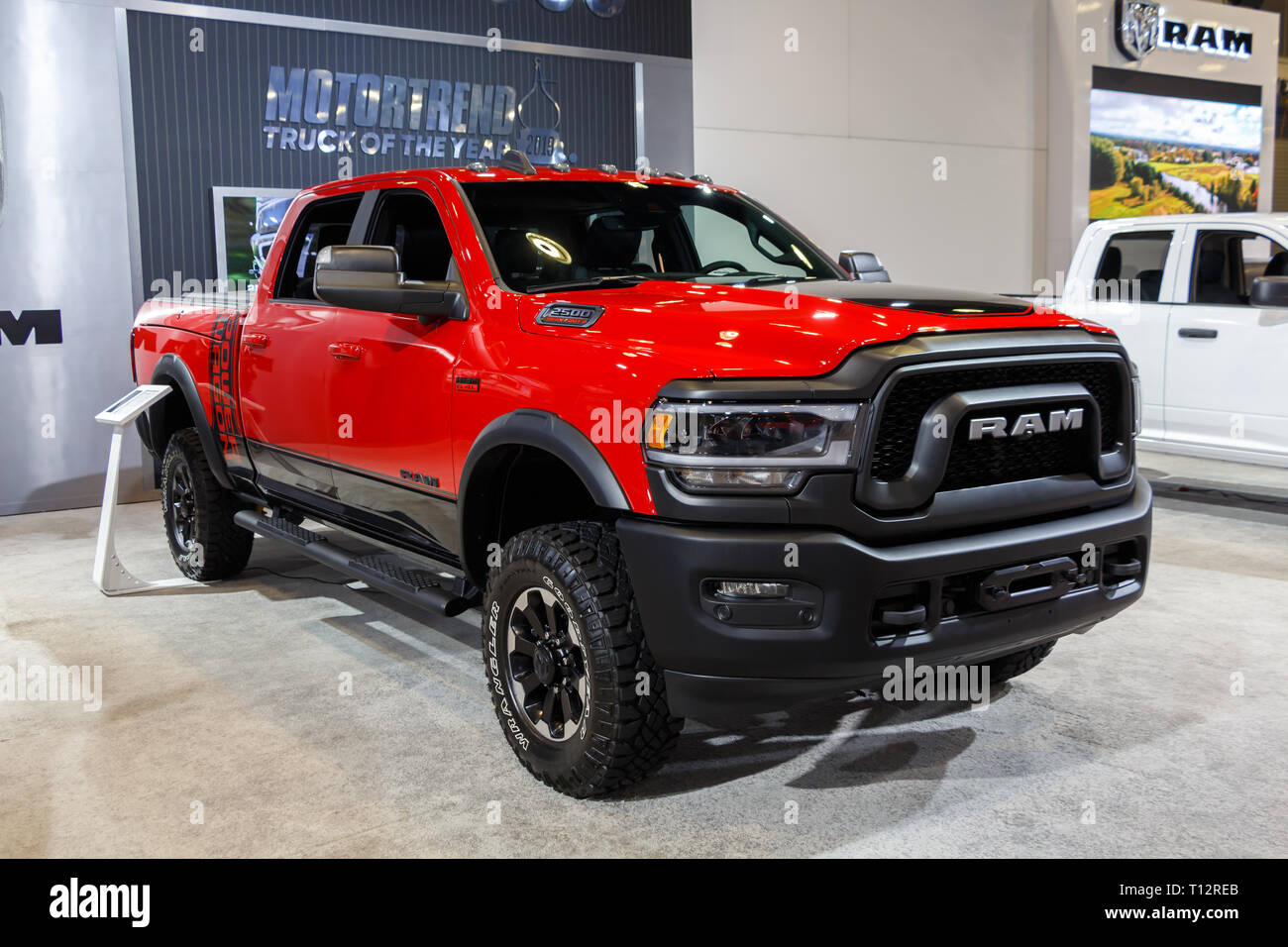 Vancouver, Canada - March 2019 Dodge Ram Stock Photo - Alamy