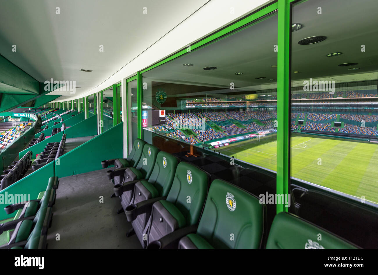 VIP tribune at José Alvalade Stadium - the official arena of FC ...