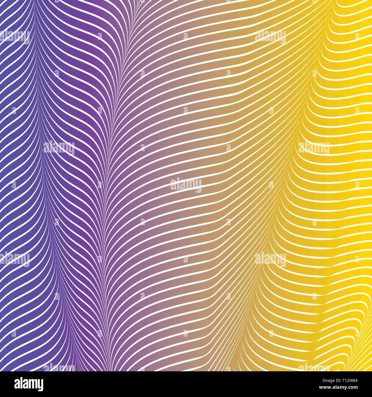 Abstract acid color wavy background, optical art, opart striped. Neon ...