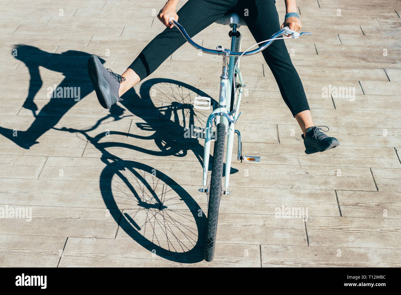 Bicycle pedals foot hi-res stock photography and images - Alamy