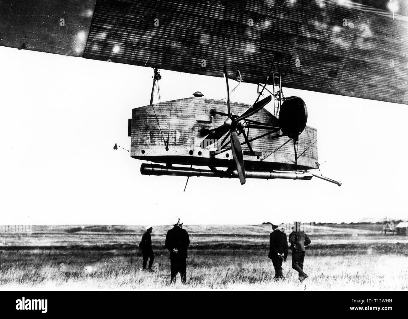 Vickers HMA 23 Airship Centre Car in 1917 at Barrow on Furness Stock ...