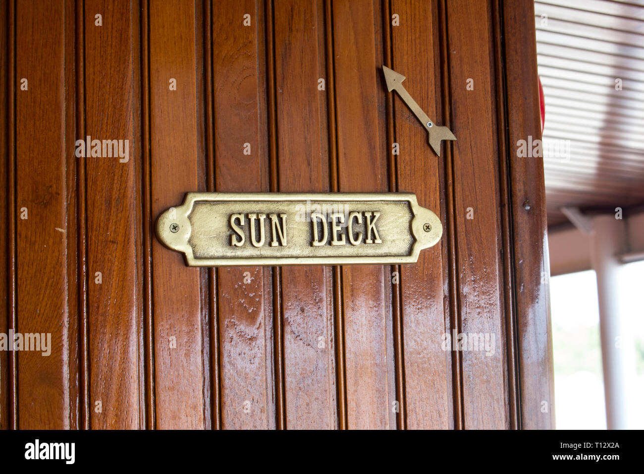 Sign signage cruise ship hi-res stock photography and images - Alamy