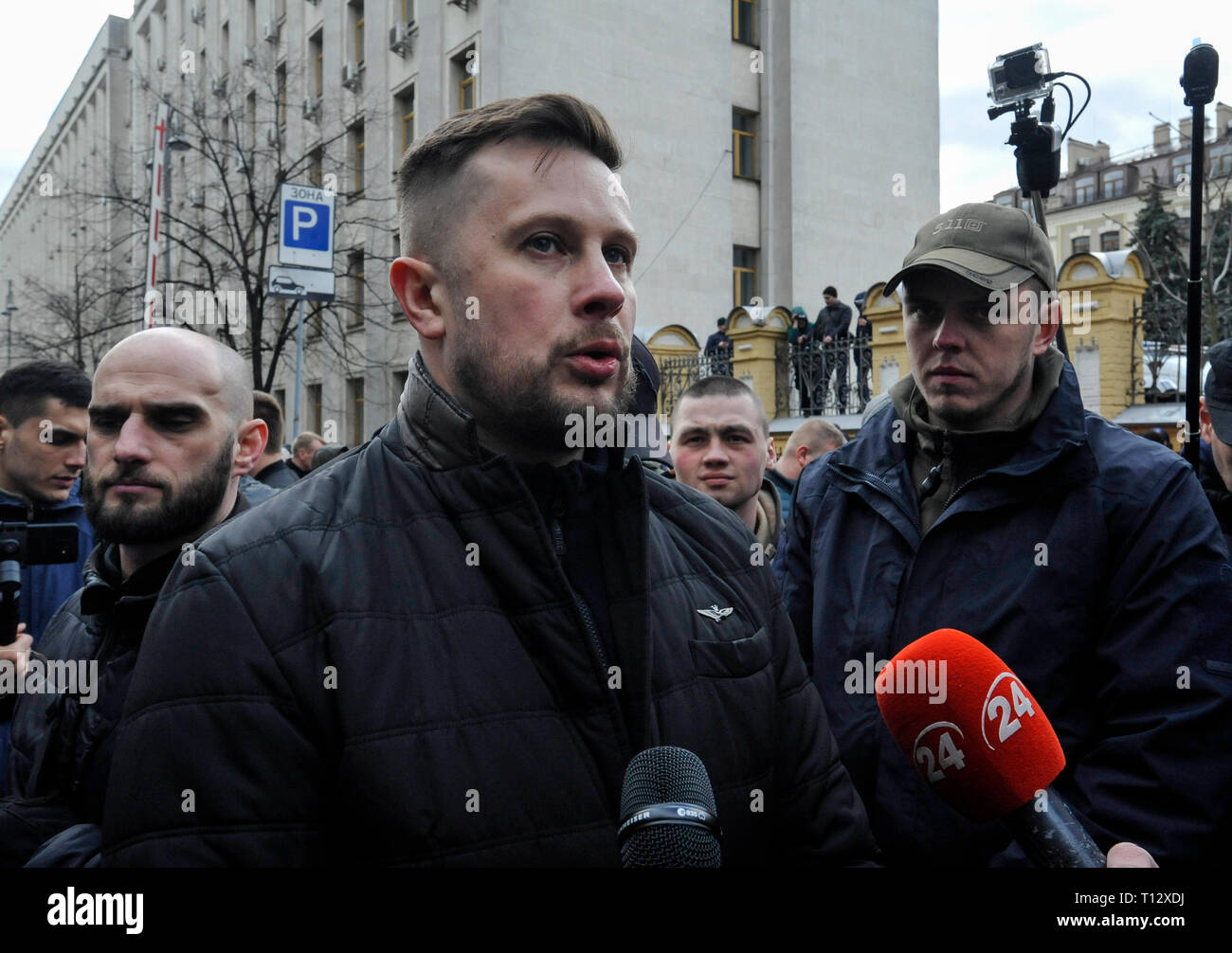 The Ukrainian lawmaker,, leader of far-right nationalist National Corps ...