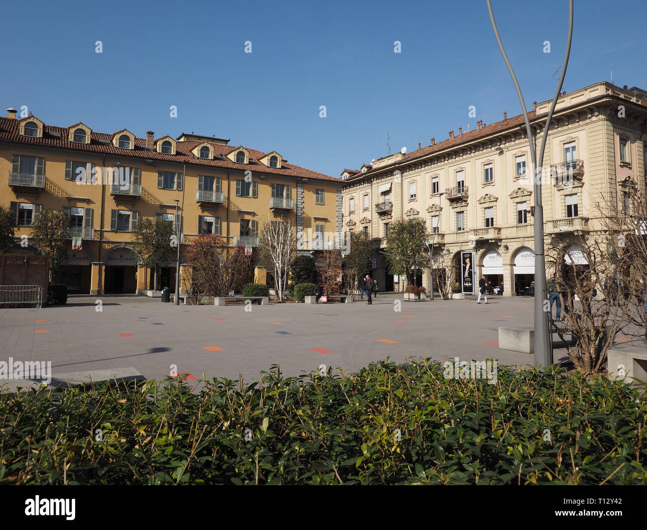 ALBA, ITALY - CIRCA FEBRUARY 2019: Piazza Michele Ferrero (previously ...