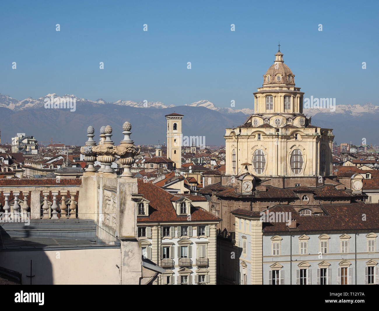 Aerial view of the city of Turin, Italy Stock Photo - Alamy