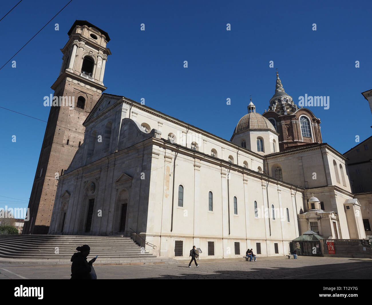 TURIN, ITALY - CIRCA MARCH 2019: Duomo di Torino meaning Turin ...